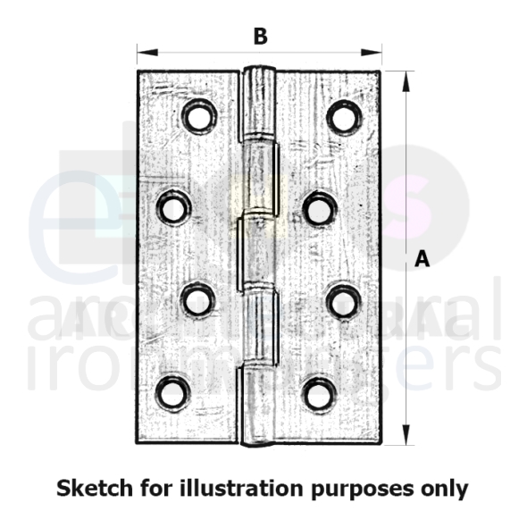 FTD810 • 63 x 38 x 2.5mm • Polished Brass • Fingertip Design H-Pattern ...