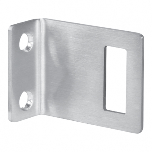T250S-13 • Satin Stainless • Angled Cubicle Keeper To Suit 13mm Thick ...